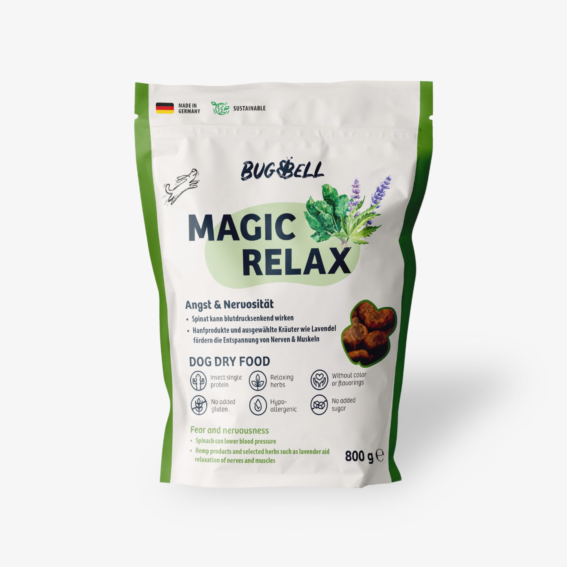 BugBell Trockenfutter Adult MagicRelax | 800 g | 85000-0