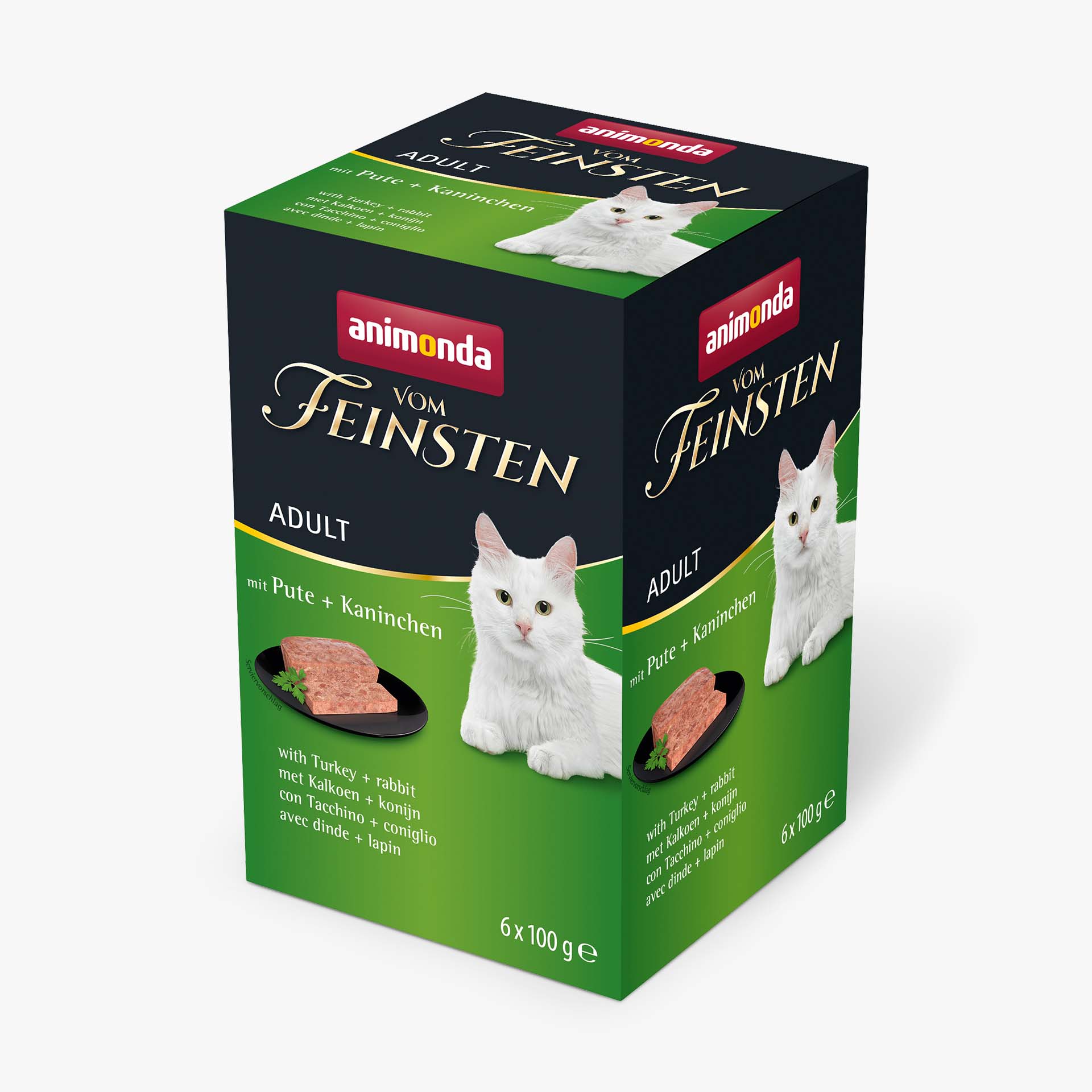 Vom Feinsten Adult Adult with Turkey + rabbit | Cat food
